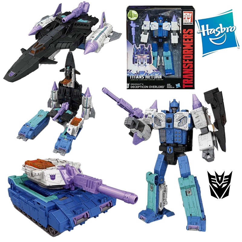 Hasbro Transformers Titans Return Dreadnaut & Deception Overload 25Cm ...