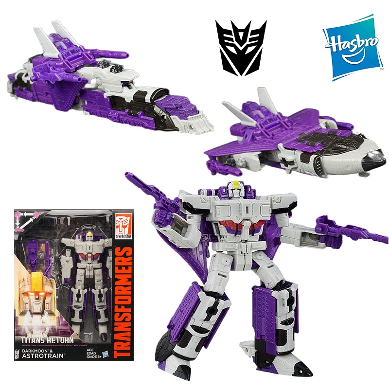 Hasbro Transformers Titans Return Three Forms Darkmoon & Astrotrain ...