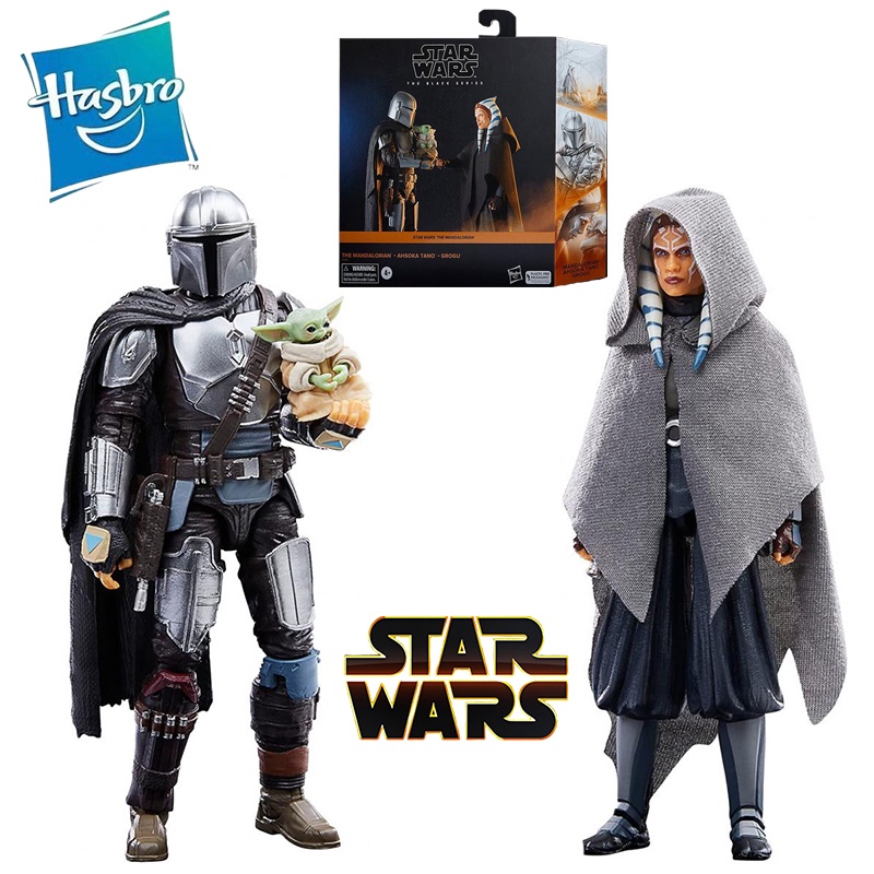 Hasbro Star Wars Black Series Mandalorian Ahsoka Tano Grogu 6 Inches ...