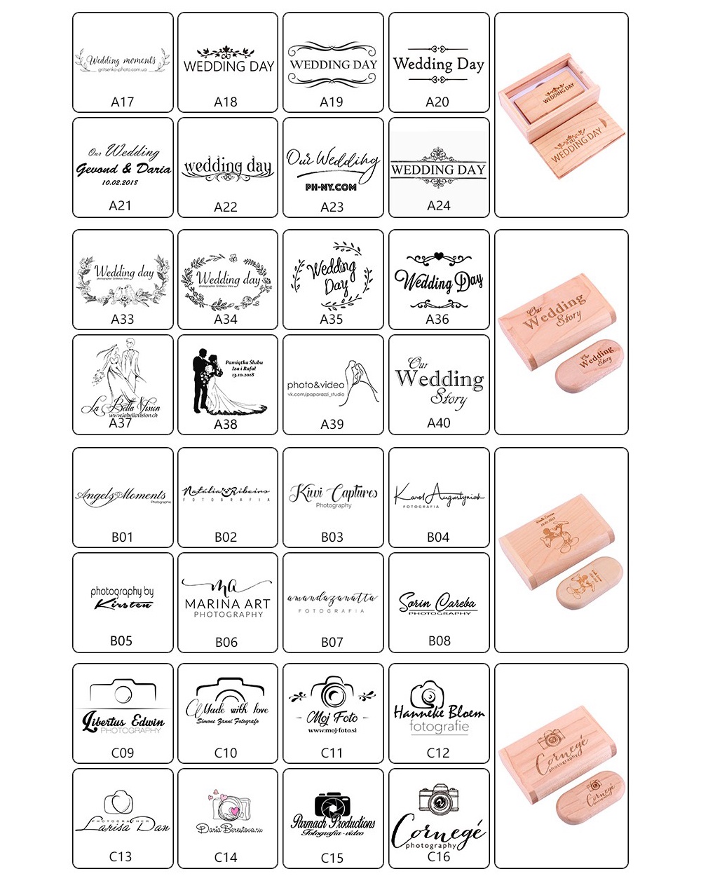 Jaster Art (ฟรีโลโก้ที่กําหนดเอง) แฟลชไดรฟ์ USB 2.0 128GB 64GB เลเซอร์ ...