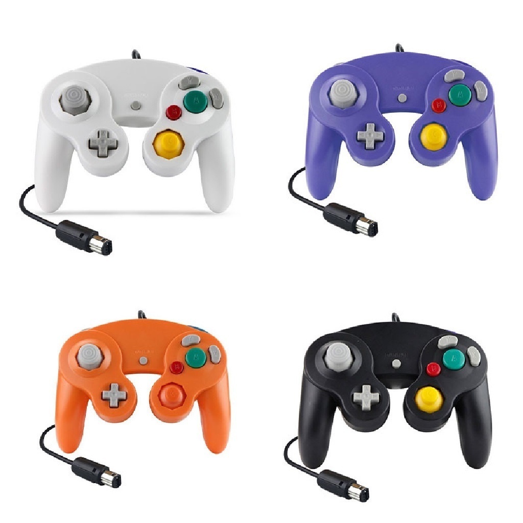 Ngc จอยสติ๊กควบคุมเกม แบบใช้สาย สําหรับ GameCube GC & Wii U Console Pad ...