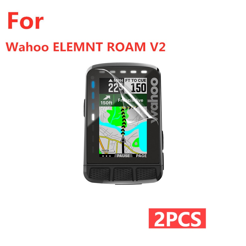 2 ชิ้น ฟิล์มกันรอยหน้าจอ PET กันระเบิด สําหรับ For Wahoo ELEMNT Roam V2 ...