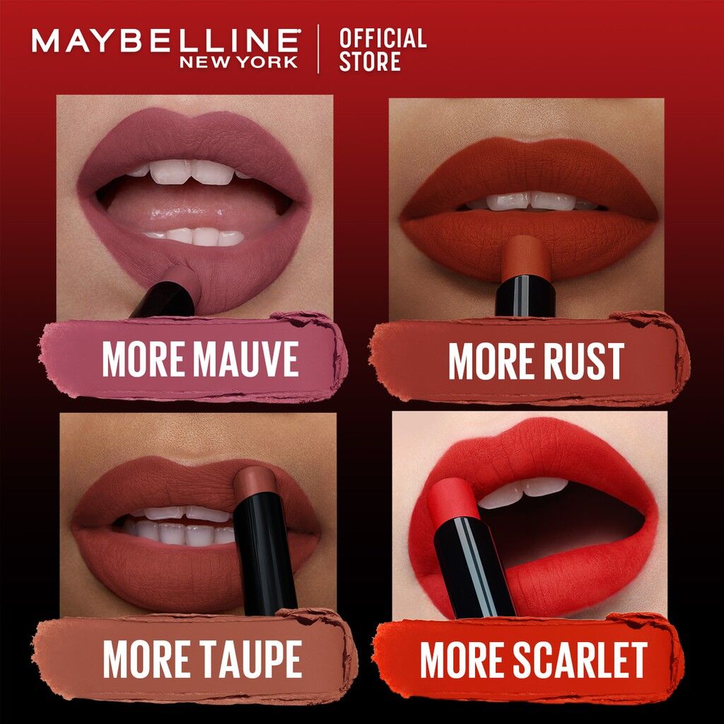 Maybelline New York Ultimatte By Color Sensational Lipstick 1.7g เมย์ ...