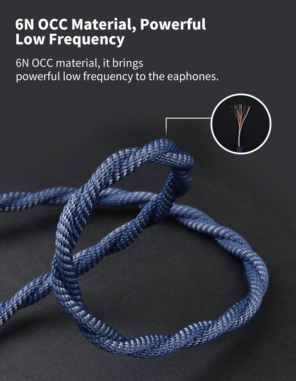 Nicehck MixPP 6N OCC สายเคเบิลหูฟัง HiFi IEM ทองแดง 3.5 2.5 4.4 มม. ...