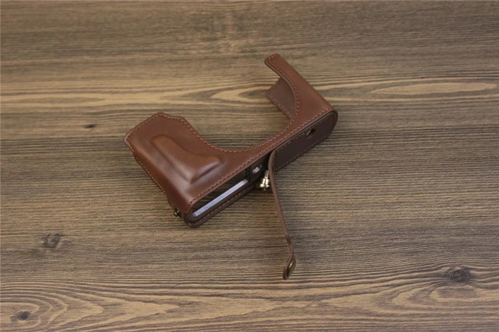 เคสกระเป๋าใส่กล้อง หนัง PU แบบครึ่งตัว สําหรับ Leica D-Lux Typ 109 ...