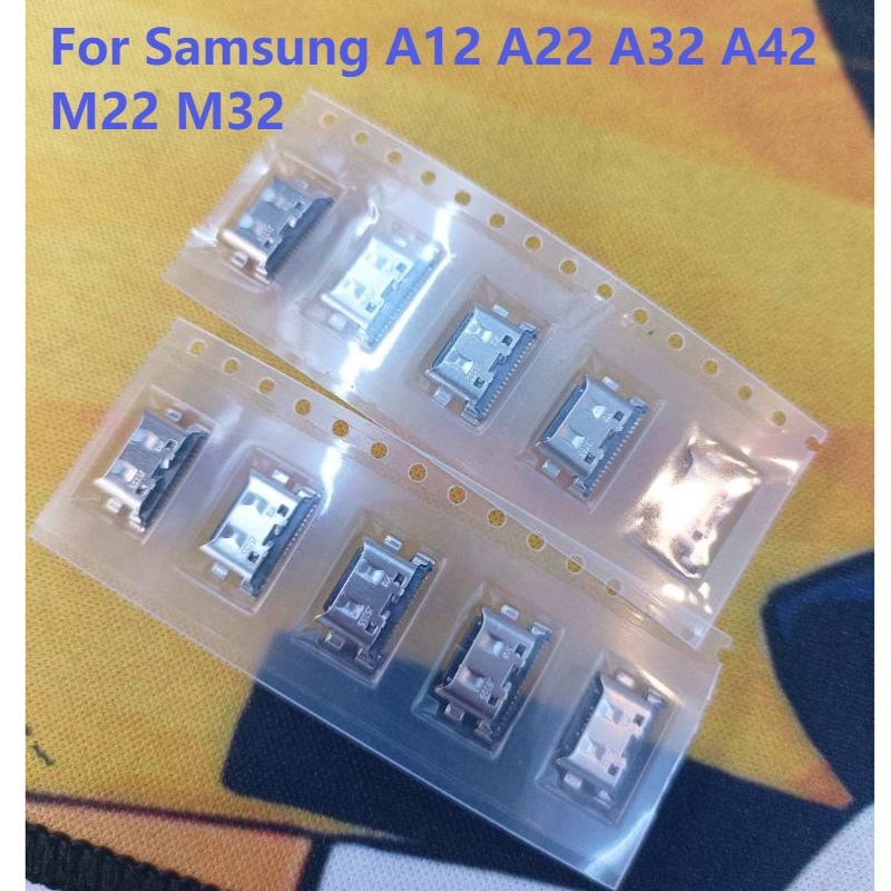 อะไหล่ซ็อกเก็ตชาร์จ USB สําหรับ Samsung Galaxy A12 A22 A32 A42 M22 M32 ...