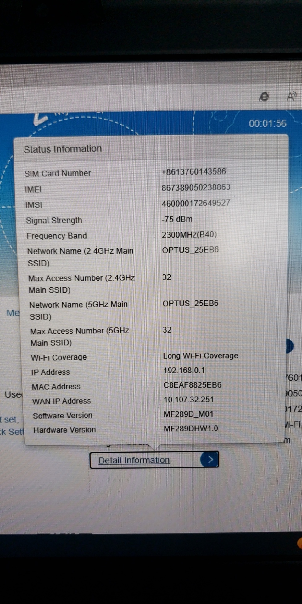 Optus เราเตอร์ไร้สาย WIFI CPE LTE CAT12/13 600MBPS B40 (2300MHZ) 3CA สําหรับ ZTE MF289D 4G ...