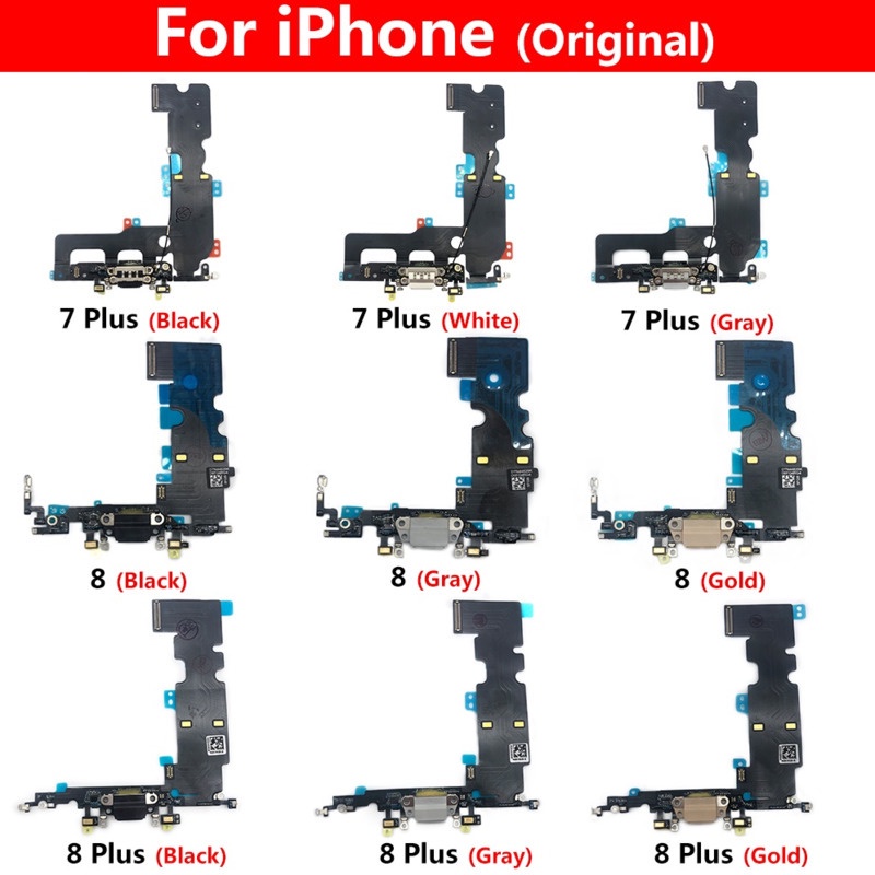 ของแท้ บอร์ดเชื่อมต่อสายชาร์จ USB สายเคเบิลอ่อน สําหรับไมโครโฟน IPhone ...