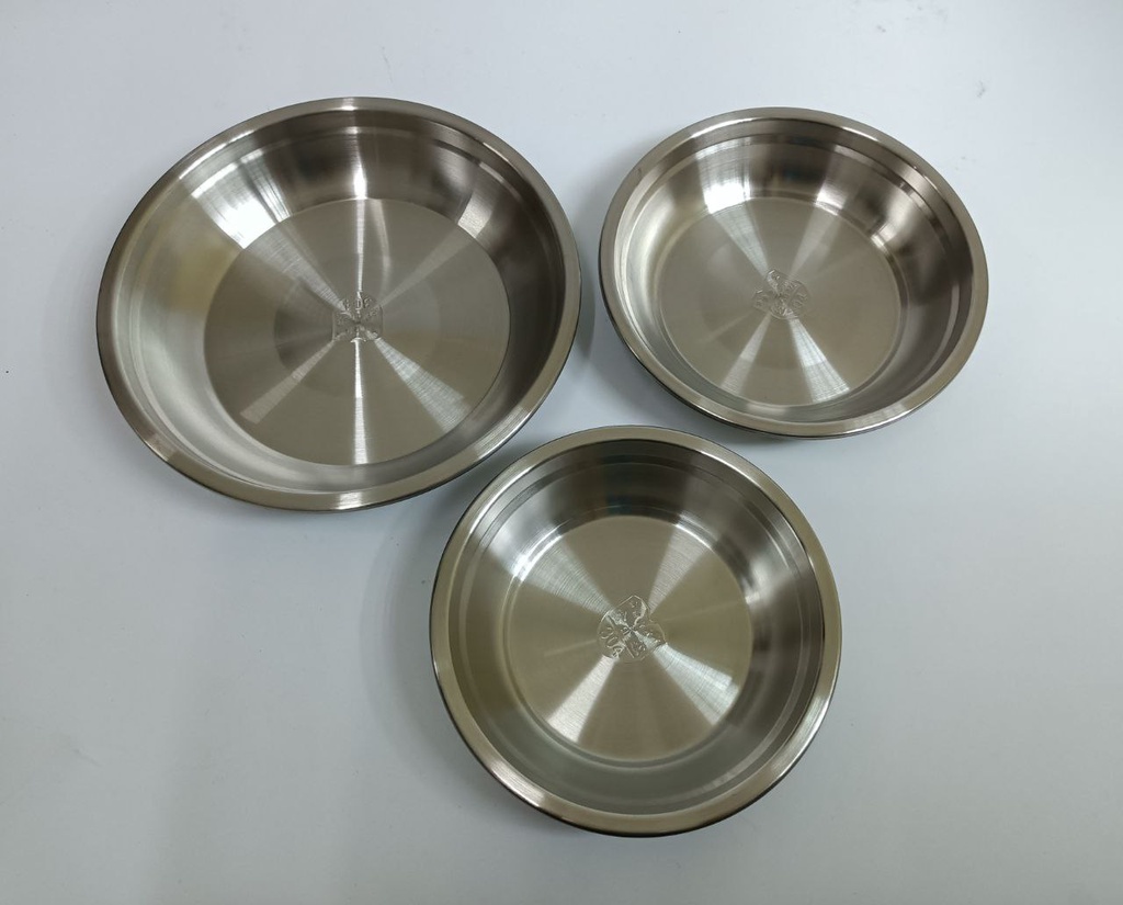 18 ซม./20 ซม./24 ซม.จานสแตนเลส/18 ซม./20 ซม./24 ซม.PINGGAN BESI สแตนเลส ...