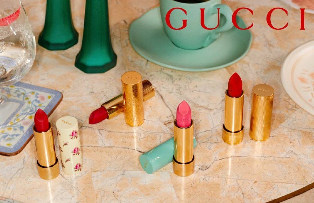GUCCI Lip Color Rouge A Levres Mat ลิปสติกสุดหรู เนื้อซาติน สีสวยมากกก ...