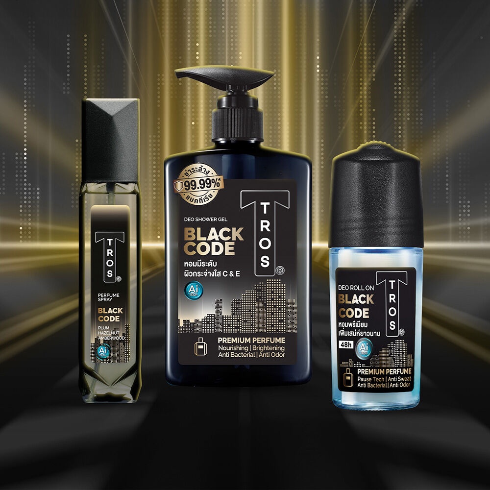 TROS Deo Shower Gel ทรอส ครีมอาบน้ำสำหรับผู้ชาย 450ml (Zinc & Charcoal/Zinc & Lagoon/Cool Sport ...