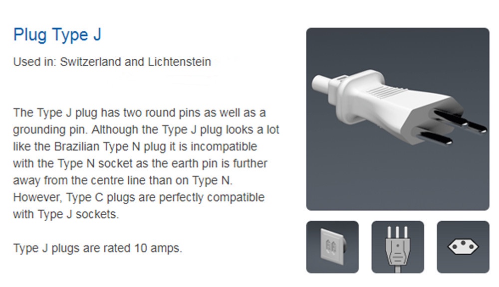 Universal to Switzerland Plug Adapter มัลติฟังก์ชั่น EU US AU UK to ...