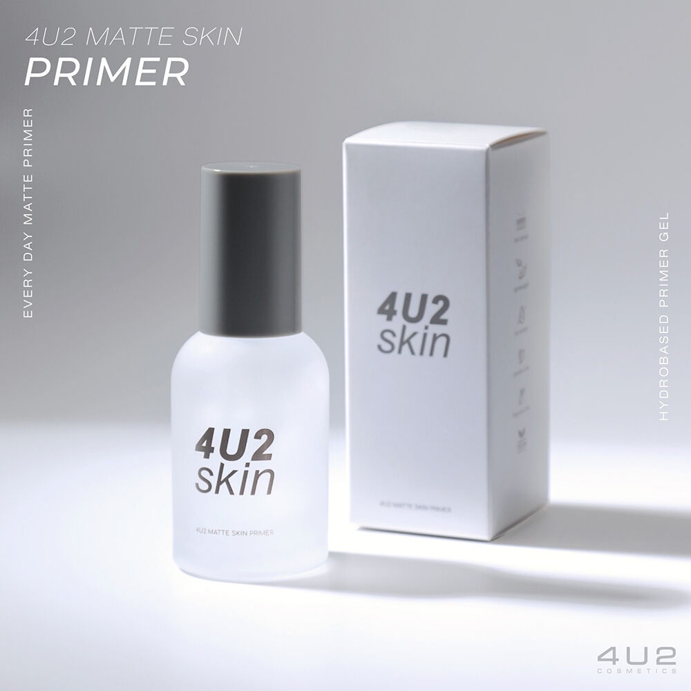4U2 Matte Skin Primer 35ml โฟร์ยูทู ไพรเมอร์เนื้อบางเบา. | Shopee Thailand