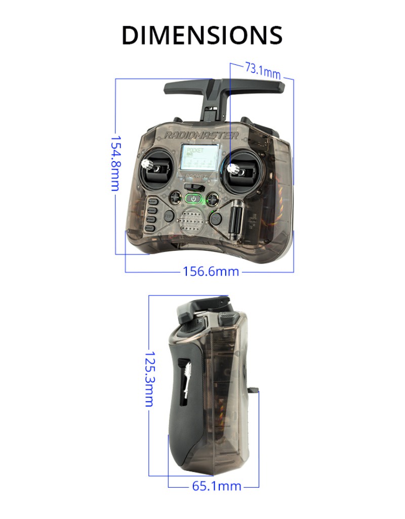 In Stock Radiomaster Pocket Remote Control FPV Traverse Aircraft Model ...