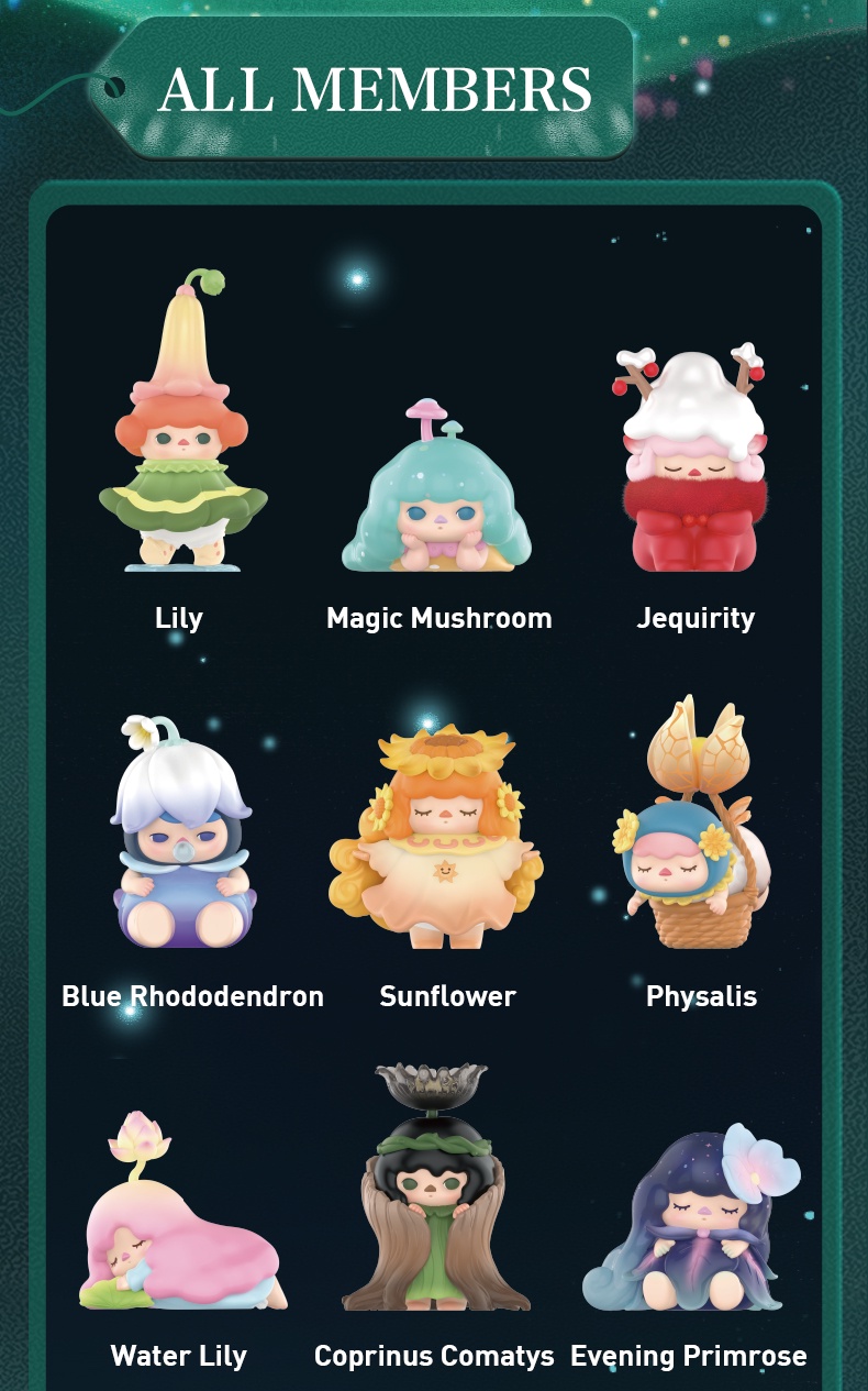 Pop MART Pucky Sleeping Forest Series Mystery Box กล่องปริศนา 1 ชิ้น ...