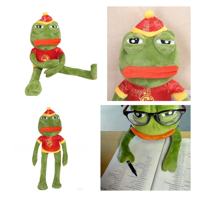 ตุ๊กตากบเศร้า Pepe The Frog น่ารัก | Shopee Thailand