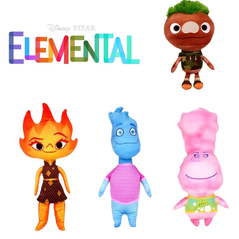 โมเดลตัวละคร Elemental Characters In Plush Form สําหรับตั้งโชว์ เล่น ...
