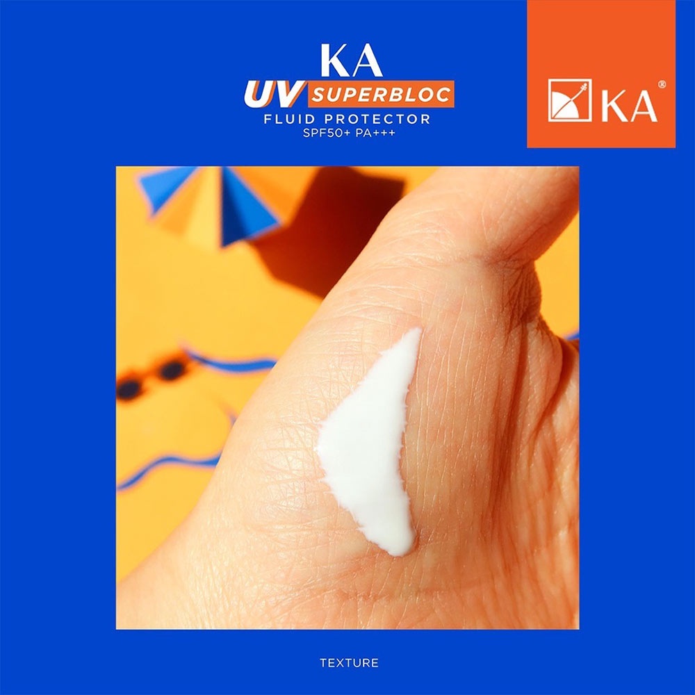 KA UV Superbloc Fluid Protector SPF50+ PA+++ 25ml กันแดดเคเอ กันน้ำ กันเหงื่อ ซุปเปอร์บล็อก คูณ ...
