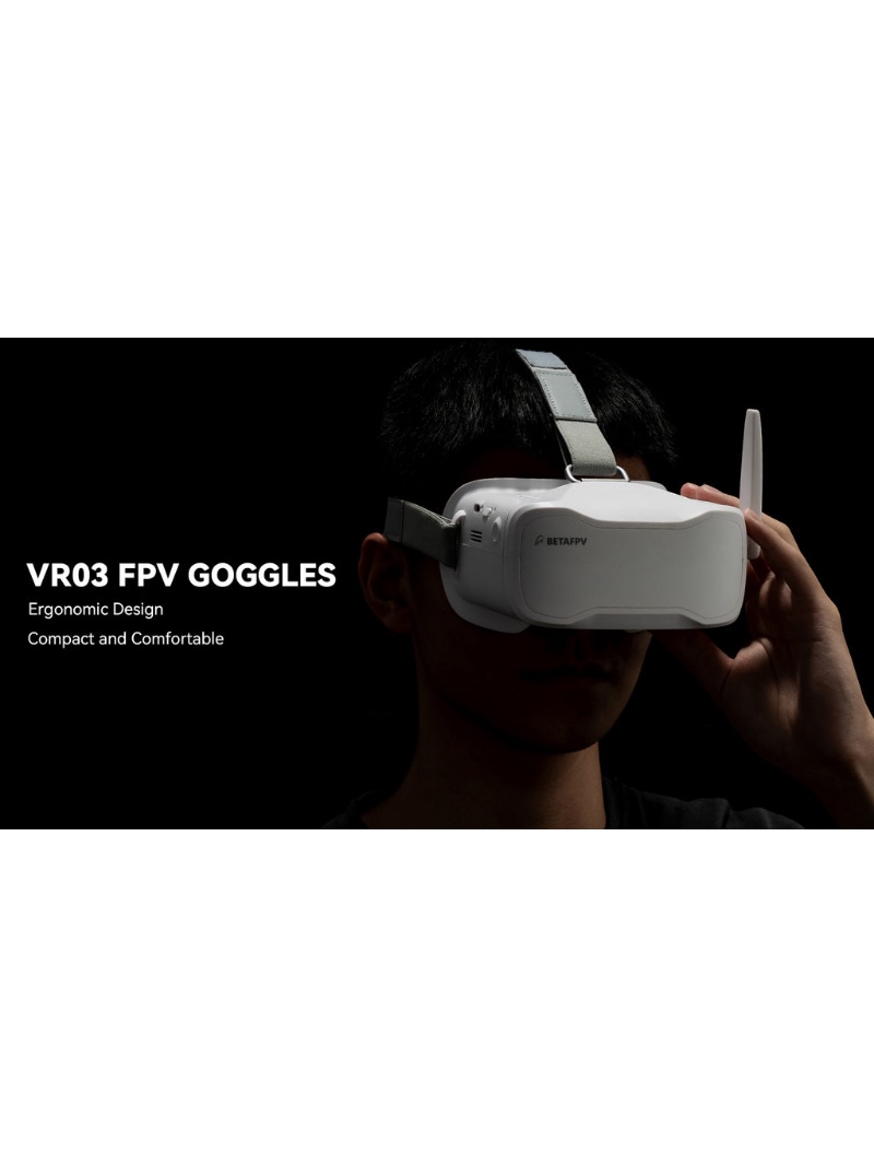 Betafpv VR03 FPV แว่นตาบันทึกวิดีโอ 64GB DVR 48CH RC FPV | Shopee Thailand