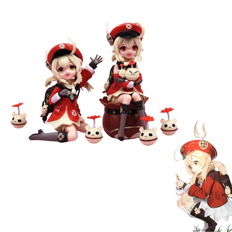 พระเจ้าของแท้ Original Klee Spark Knight Gk Klee นั่งและยืนเกมอุปกรณ์ ...