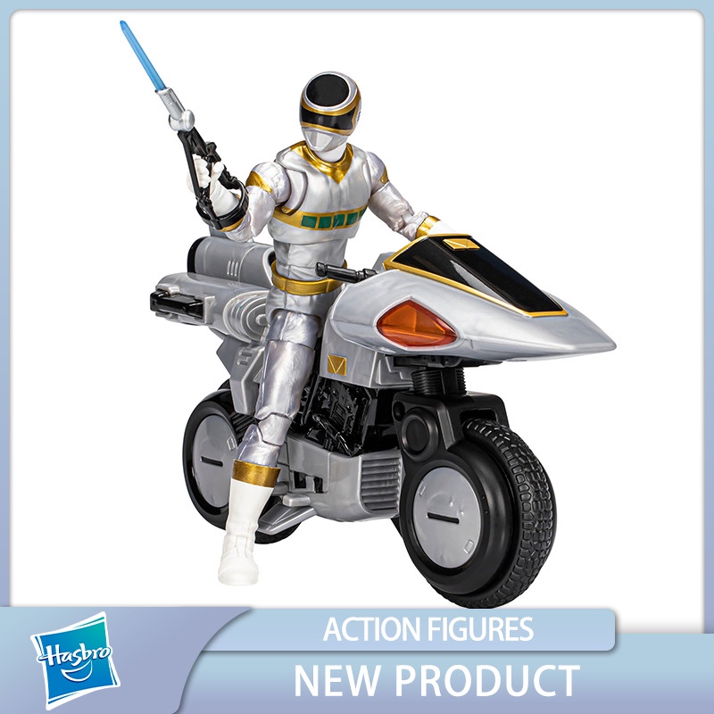 Hasbro Power Rangers Lightning คอลเลกชัน Mighty Morphin Silver Space ...