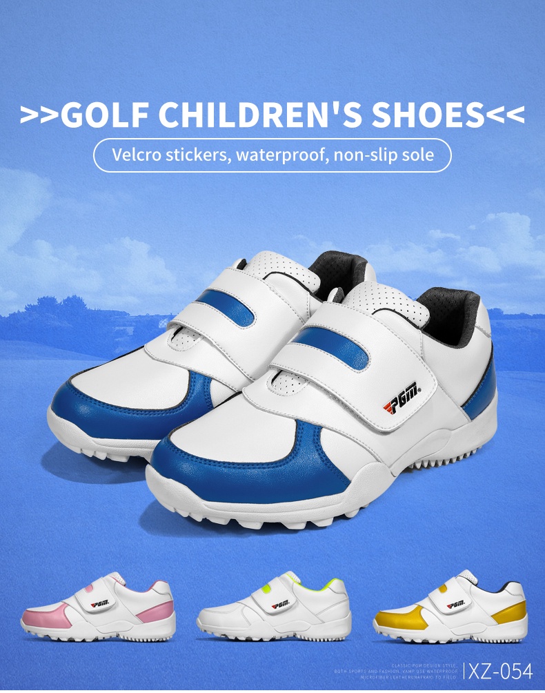 PGM รองเท้ากอล์ฟสำหรับเด็ก สำหรับเด็กชายและเด็กหญิง, รองเท้ากอล์ฟ ระบาย ...