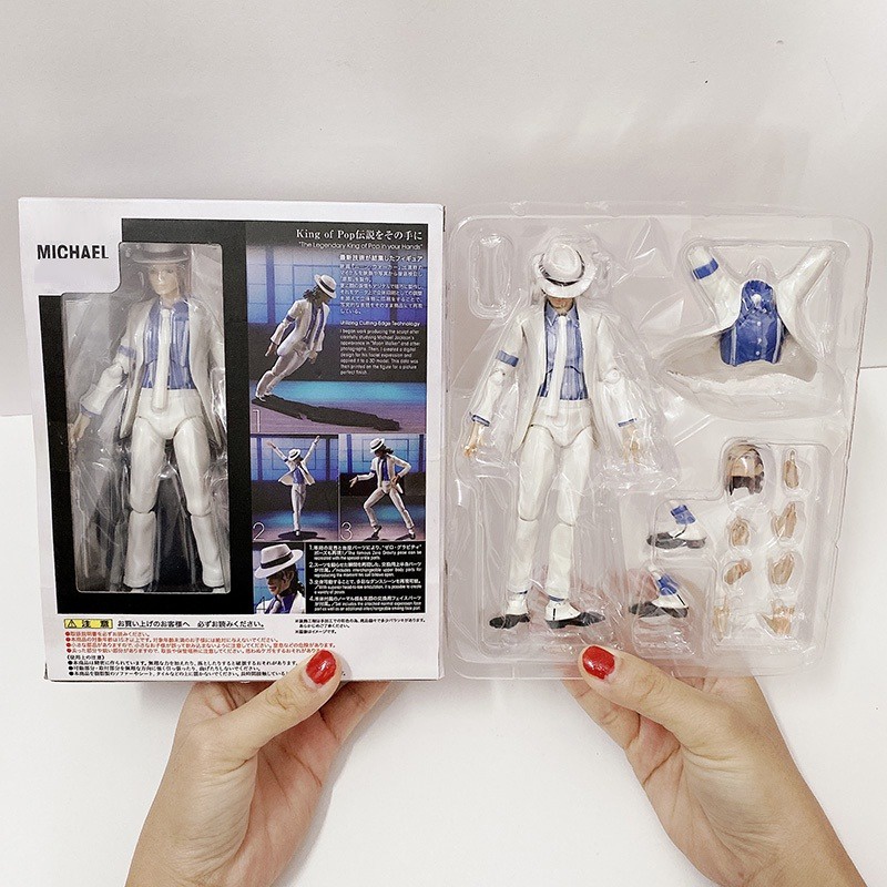 โมเดลฟิกเกอร์ Michael Jackson Figma 096 MJ Thriller สีขาว | Shopee Thailand