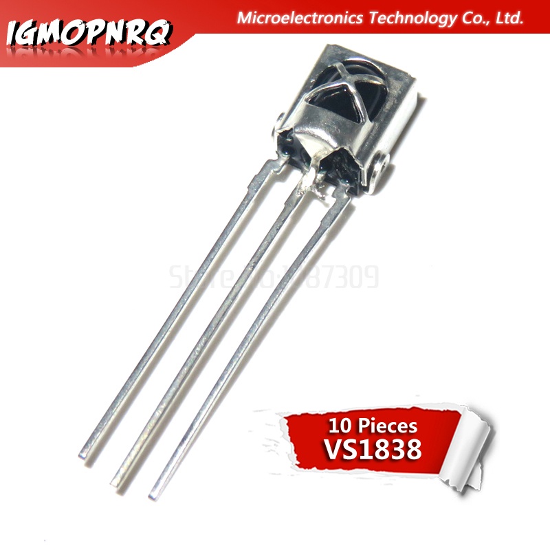 เซนเซอร์รับสัญญาณอินฟราเรด TL1838 VS1838 VS1838B 10 ชิ้น | Shopee Thailand