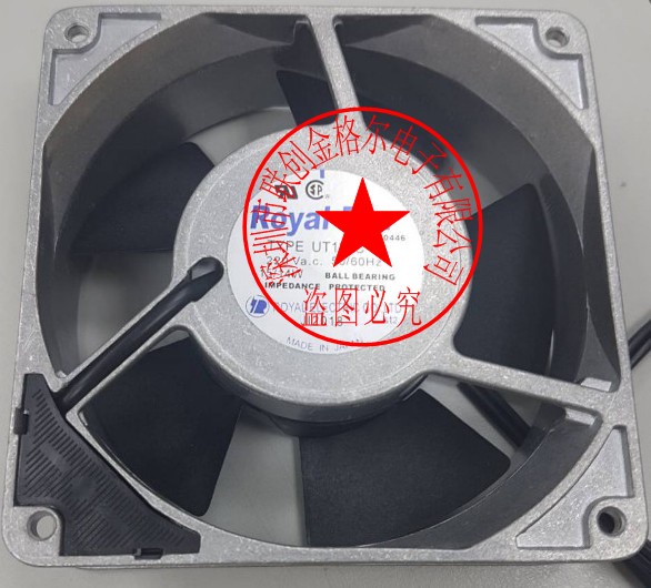 ต้นฉบับญี่ปุ่น 12CM อุปกรณ์พัดลมโครงอลูมิเนียม UT126C(C24) UT126C 200V ...