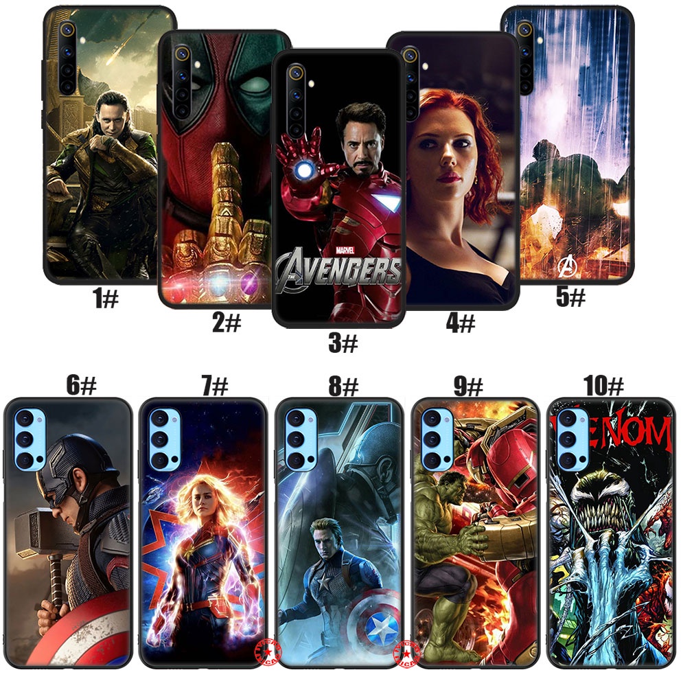 เคสโทรศัพท์ซิลิโคนนุ่ม ลาย The Avengers Marvel Hero สําหรับ OPPO A52 A72 A91 A92 A93 F15 BO60 ...