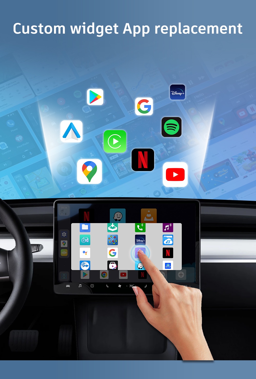 IHeylinkit CarPlay Ai Box Android 13 QCM6125 8 + 128G Ultra HDMI Output Wireless CarPlay Android ...