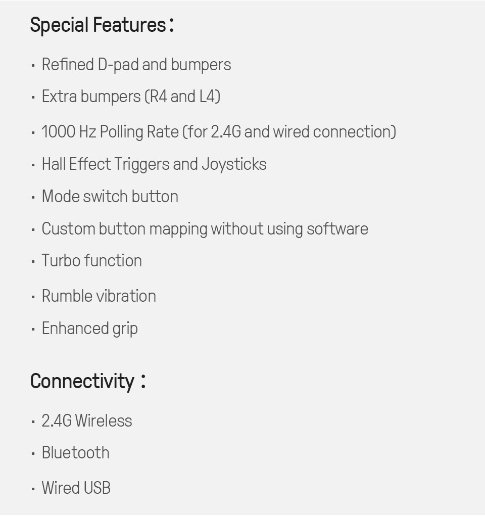 8BitDo คอนโทรลเลอร์เล่นเกมไร้สาย Ultimate 2C ใหม่สําหรับพีซี, Windows ...