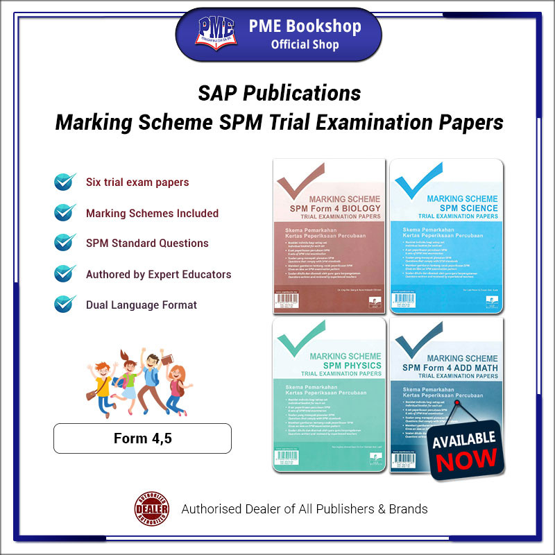 PME Bookshop (2024) สาธารณะ: เครื่องหมาย Schem SPM Form 5 / Pra-SPM ...