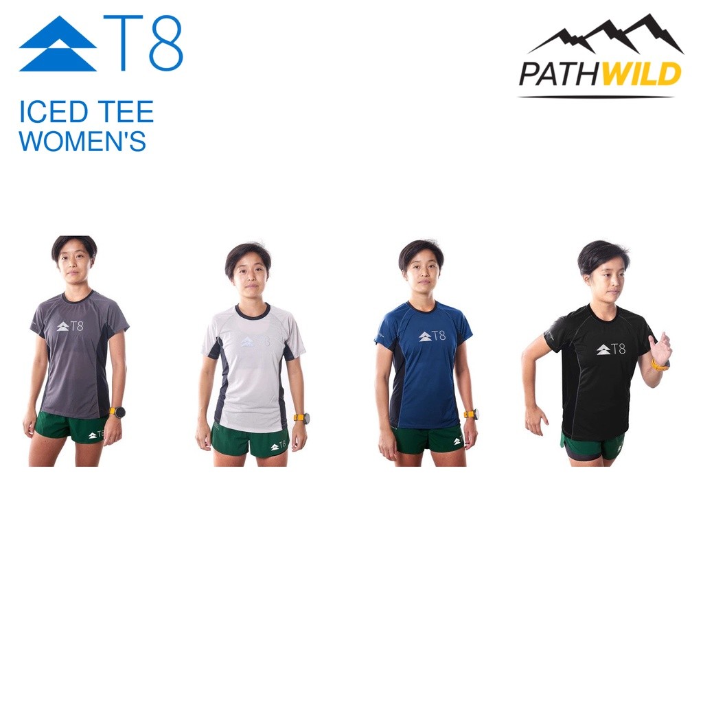 T8 WOMEN'S ICED TEE เสื้อสำหรับออกกำลังกาย เนื้อผ้าเบา ระบายอากาศดี ...
