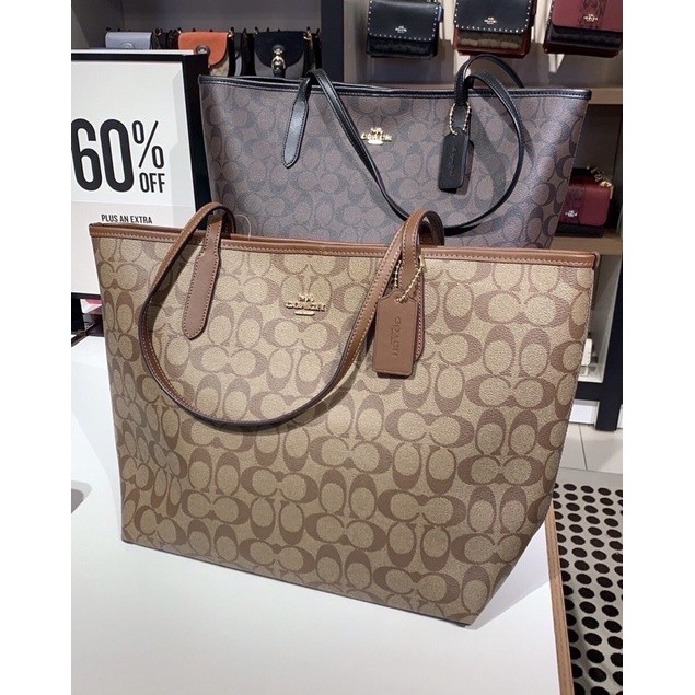 ️แท้ % กระเป๋าสะพาย OPEN CITY TOTE IN SIGNATURE | Shopee Thailand
