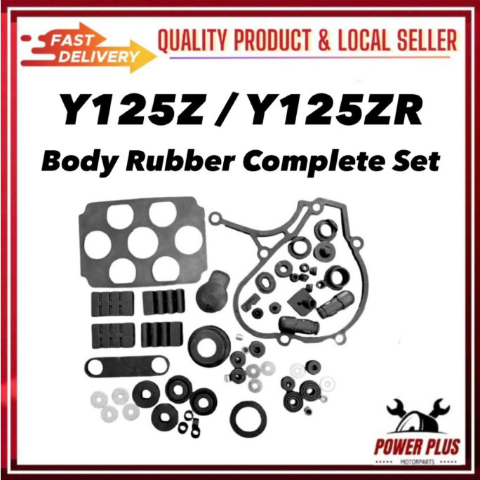 Yamaha Y125Z Y125ZR Y125 Z ZR 125Z 125ZR Body Rubber Full Complete Set ...