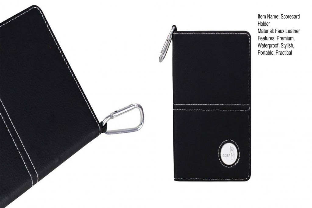 [COD] Premium Faux Leather Golf Scorebook & Yardage Book Cover with ...