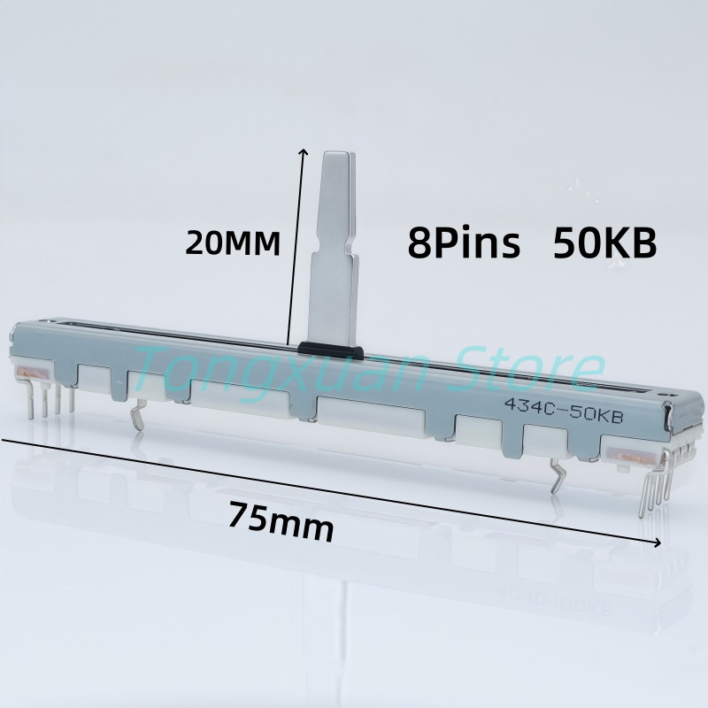 1 PC สไลด์ตรง Potentiometer 50KB 8Pins DCV1011 Disc Player ความเร็ว ...
