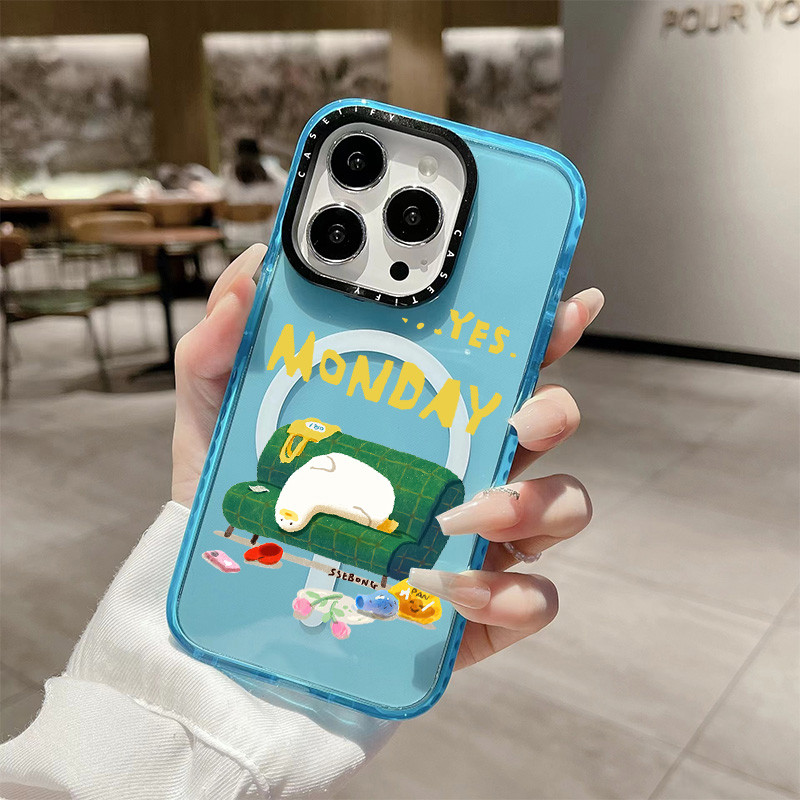 Ssebong วันจันทร์เป็ดไร้สายชาร์จแม่เหล็กสําหรับIPhone 11 14 15 16 Pro ...