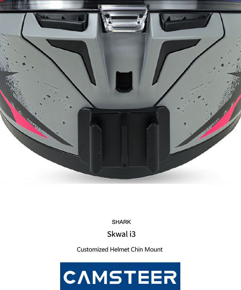 Shark D Skwal i3 หมวกกันน็อค Custom Chin Mount สําหรับ DJI Action 5Pro ...