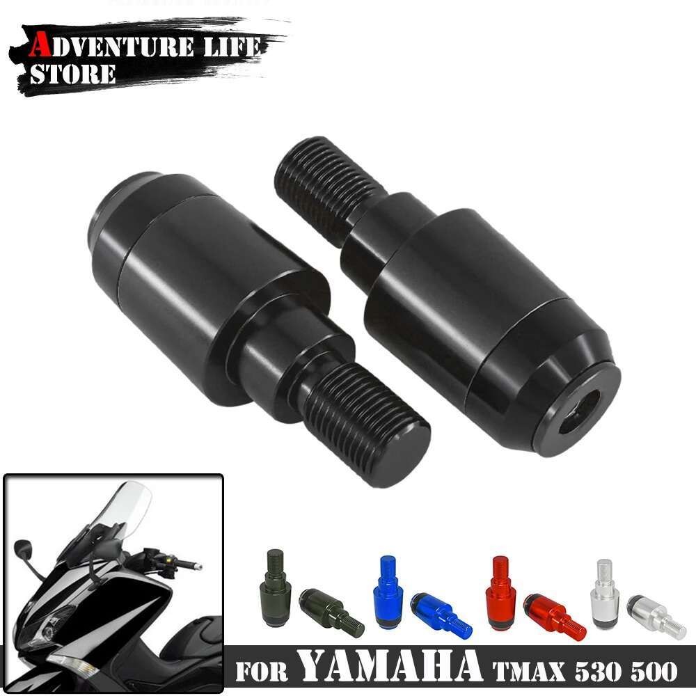รถจักรยานยนต์Handlebar Counterweightปลั๊กSliderสําหรับYAMAHA TMAX560 ...