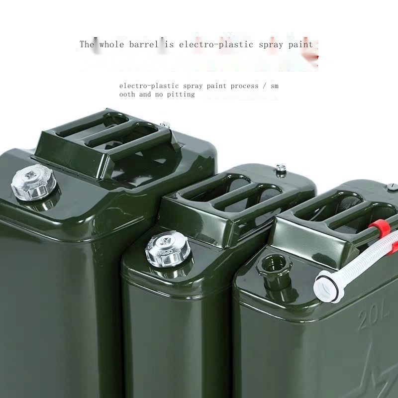 Gasoline Barrel Thickened Barrel Iron Barrel Box 10 Liters 20 Liters 30 Liters Oil Barrel ...