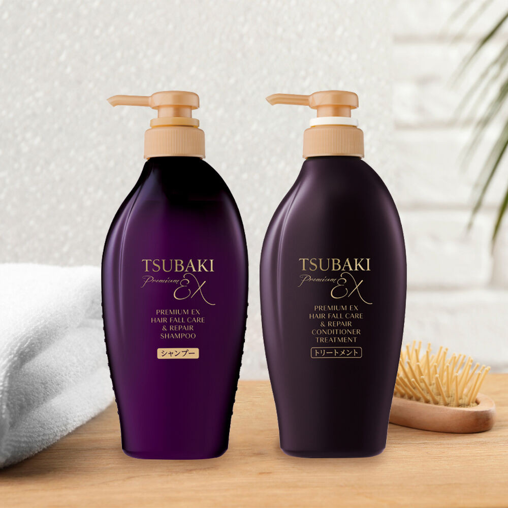 Tsubaki Premium Shampoo ซึบากิ แชมพู 450ml (Hair Fall Care/Moist/Volume/Damage Care/Cool ...