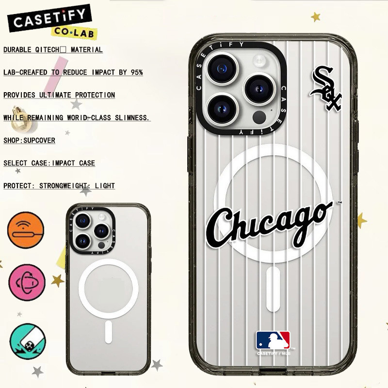 Casetify แฟชั่นแบรนด์ MLB รูปแบบเคสโทรศัพท์สําหรับ iPhone 16promax 16 16pro 15Pro 15promax ...