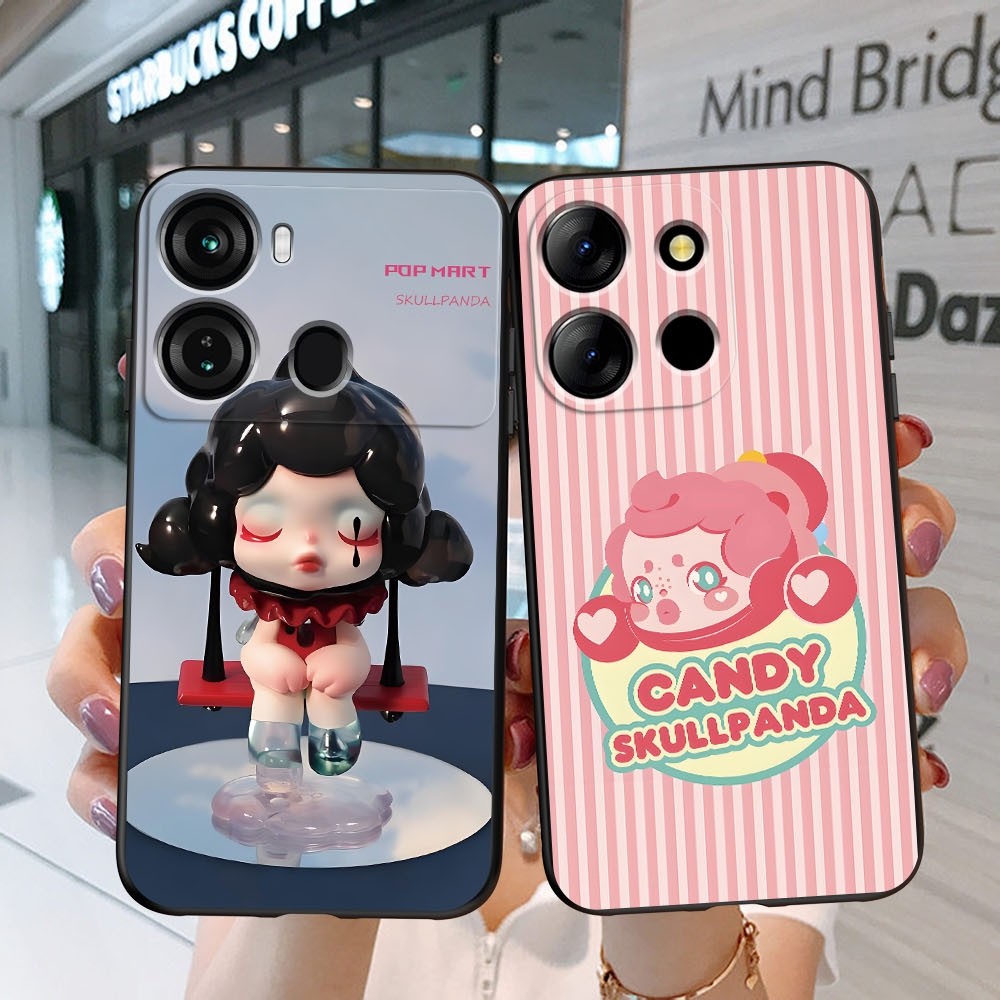 เคสโทรศัพท์ Itel A18 A40 A60 S18 Vision 5 Pop 6C เคส Case Skull Panda ...
