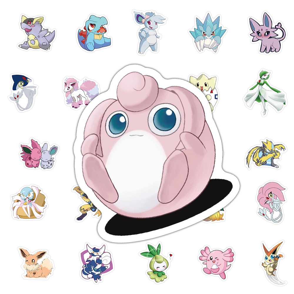 Style A Pokemon Trainer Sticker Pack (60 ชิ้น) - ตกแต่งสําหรับแล็ปท็อป ...