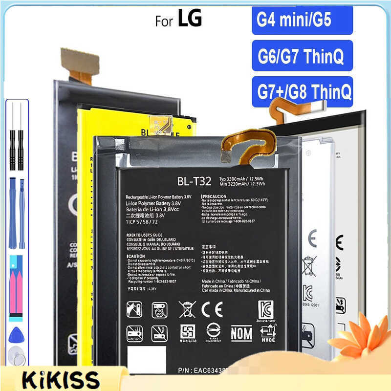 แบตเตอรี่BL-42D1F BL-49SF BL-T16 BL-T23 BL-T39สำหรับ LG G C G4 S G5 G6 G7 G8 มินิยืดหยุ่น ThinQ ...