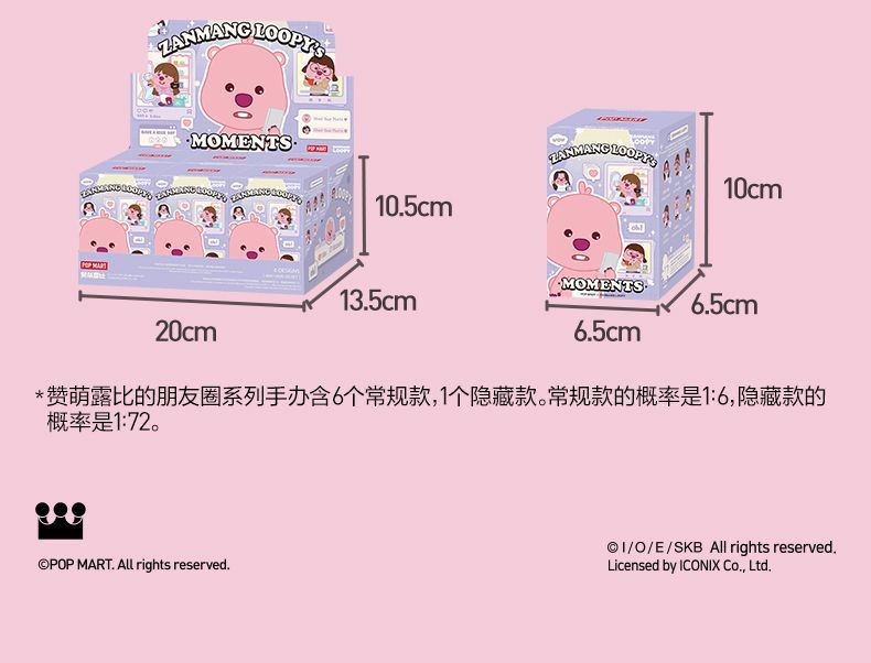 Popmart ZANMANG LOOPY series pop mart อย่างเป็นทางการ Spring Festival ...