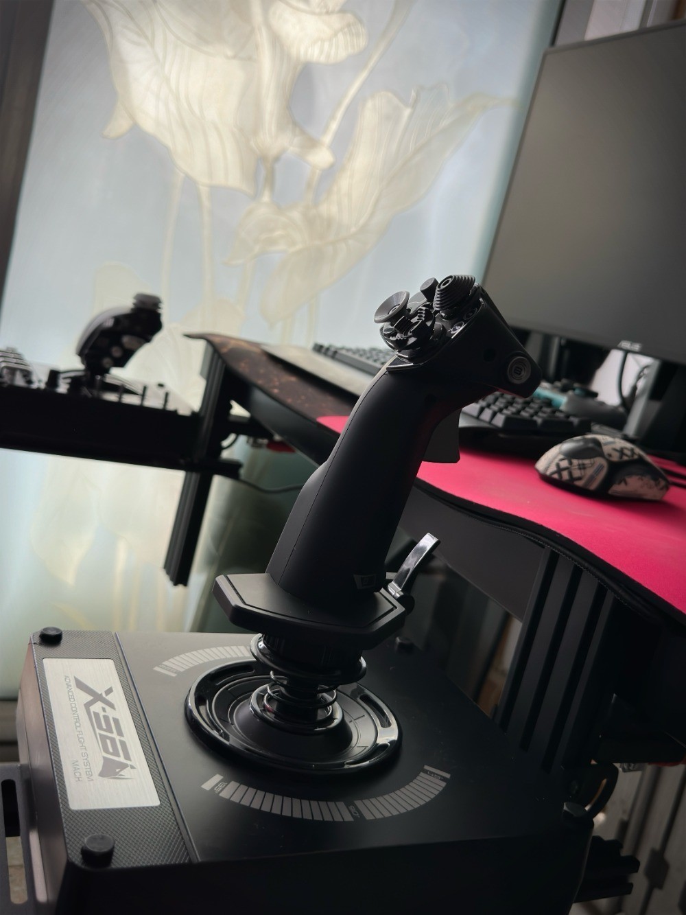 เดสก์ท็อปจําลอง Flying Joystick Bracket คันเร่ง x56 Tumaster Warthog ...