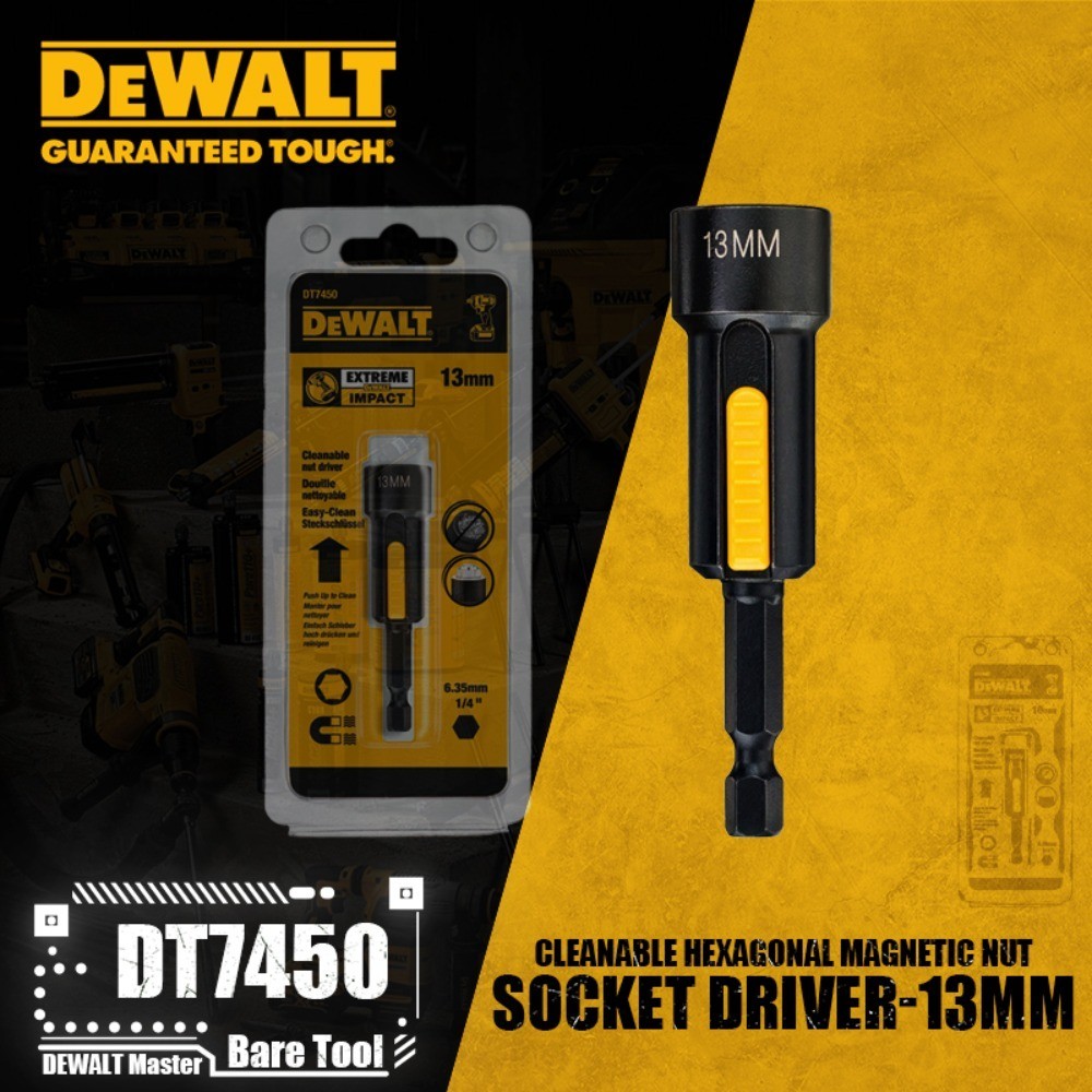 Dewalt DT7430 DT7440 DT7450 Cleanable Hexagonal Magnetic Nut Socket ...